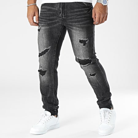 Kymaxx - Vaqueros negros slim - Ryses