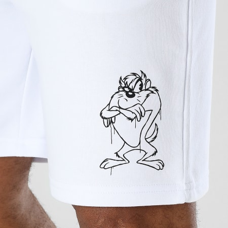 Looney Tunes - Short Jogging Angry Taz Blanc Noir ...