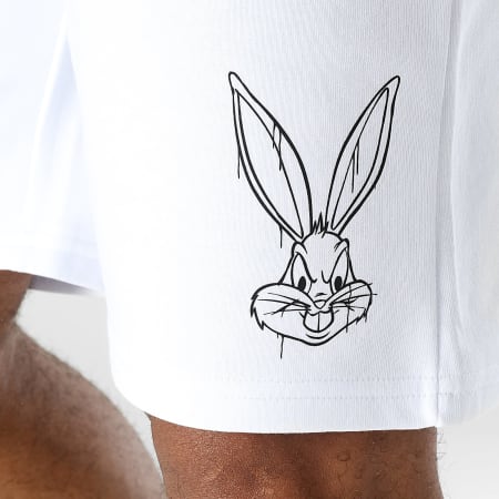 Looney Tunes - Short Jogging Angry Bugs Bunny Blanc Noir ...