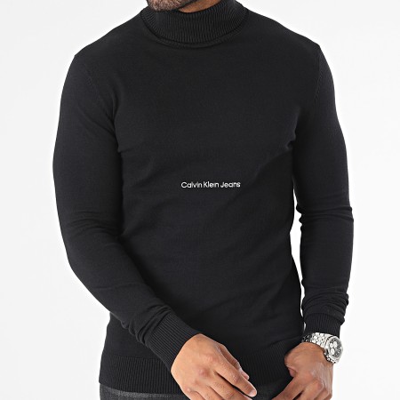 Calvin Klein - Pull Col Roulé 4325 Noir - LaBoutiqueOfficielle.com