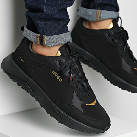 HUGO - Baskets Kane Runner 50504379 Black - LaBoutiqueOfficielle.com