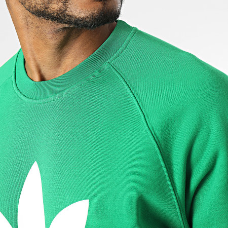 Adidas Originals - Sweat Crewneck Trefoil IM4503 Vert ...