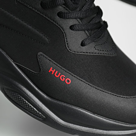HUGO - Baskets Leon Runner 50504799 Black - LaBoutiqueOfficielle.com