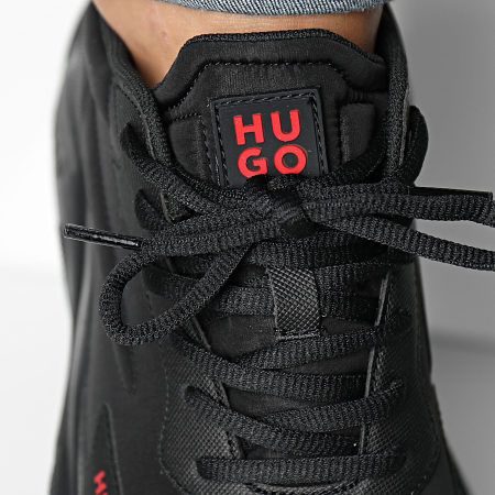 HUGO - Baskets Leon Runner 50504799 Black - LaBoutiqueOfficielle.com
