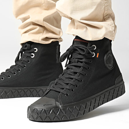 Palladium - Baskets Palla Ace CVS Mid 77015 Black Black ...