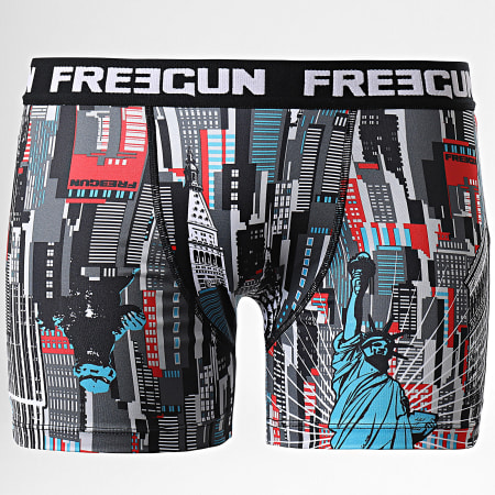 Freegun - Boxer Downtown Noir - LaBoutiqueOfficielle.com