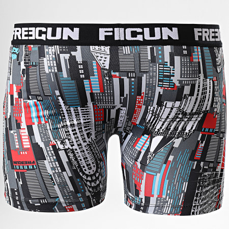 Freegun - Boxer Downtown Noir - LaBoutiqueOfficielle.com