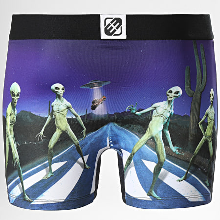 Freegun - Boxer Aliens Bleu Marine - LaBoutiqueOfficielle.com