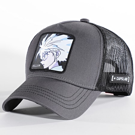Capslab - Casquette Trucker Killua Gris Anthracite - LaBoutiqueOfficielle.com