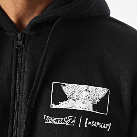 Dragon Ball Z - Sweat Zippé Capuche Goku 1 Noir - LaBoutiqueOfficielle.com