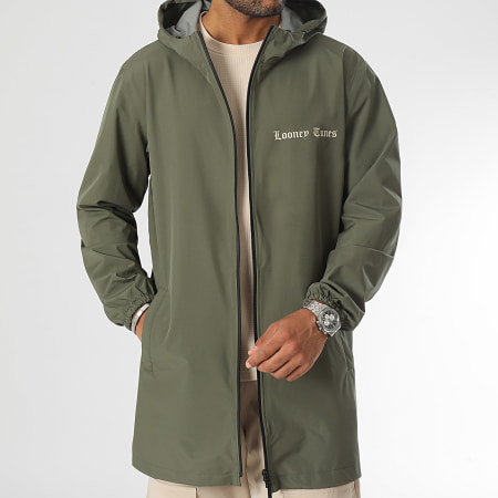 Looney Tunes - Angry Bugs Bunny Cortaviento con Capucha Caqui Verde ...