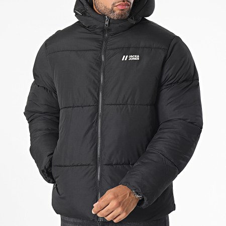 Jack And Jones - Doudoune Capuche Force Max Noir - LaBoutiqueOfficielle.com