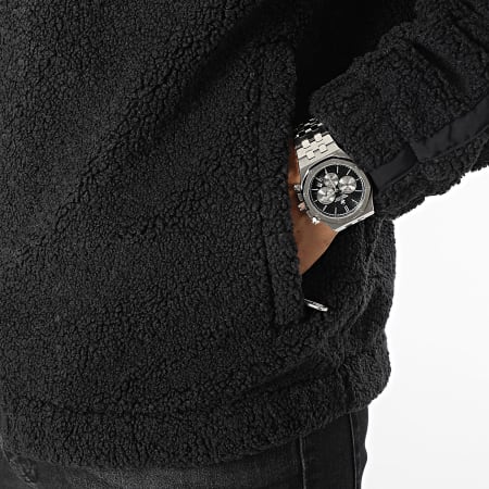 Adidas Originals - Veste Zippée Capuche Polaire Fleece II5807 Noir ...