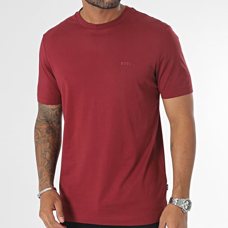 BOSS - Tee Shirt Thompson 50468347 Bordeaux - LaBoutiqueOfficielle.com
