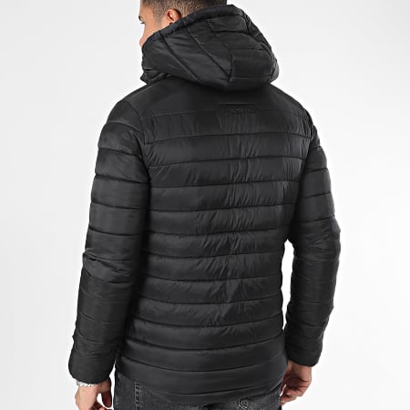 Superdry - Plumífero con capucha Fuji Sport M5011821A Negro - Ryses