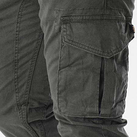 Alpha Industries - Pantalon Cargo Twill Jogger 116202 Gris Anthracite ...