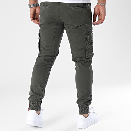 Alpha Industries - Pantalon Cargo Twill Jogger 116202 Gris Anthracite ...