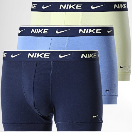Nike - Set De 3 Boxers KE1008 Negro Amarillo Azul - Ryses