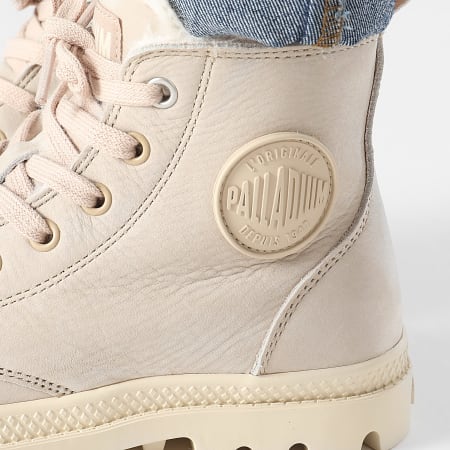 Palladium - Boots Femme Pampa Hi Zip Wool 95982 Warm Sand ...