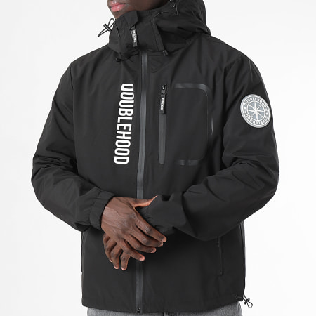 DoubleHood - Veste Zippée Capuche Alpine Noir - LaBoutiqueOfficielle.com