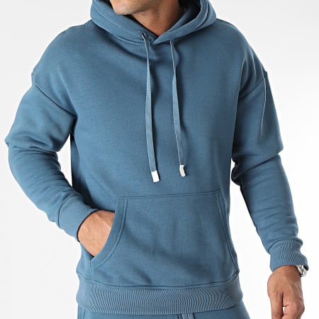 Ikao - Ensemble Sweat Capuche Et Pantalon Jogging Bleu Pétrole ...
