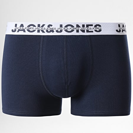 Jack And Jones - Lot De 5 Boxers Dallas Noir Bleu Marine Gris Chiné ...