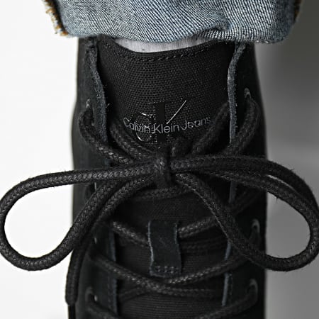 Calvin Klein - Boots Eva Boot Mid Laceup 0965 Triple Black ...