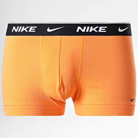 Nike - Lot De 2 Boxers KE1085 Orange Bleu Marine - LaBoutiqueOfficielle.com