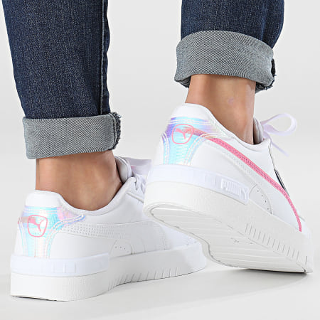 Puma - Baskets Femme Jada Deep Dive 395598 Puma White Fast Pink ...