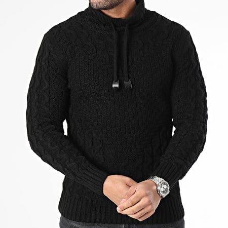 Classic Series - Pull Col Montant Noir - LaBoutiqueOfficielle.com