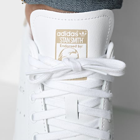 Adidas Originals - Baskets Stan Smith ID5782 Footwear White Wonder Beige Silver Metallic ...
