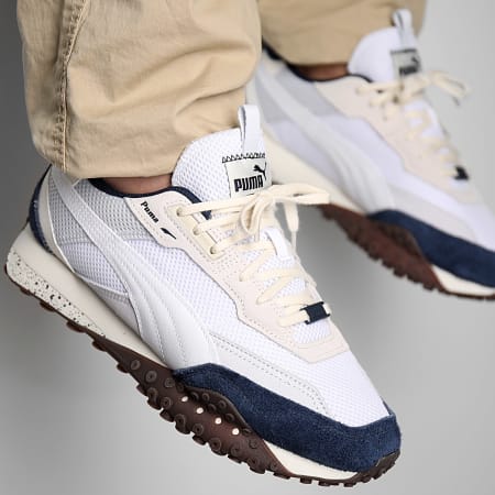 Puma - Baskets Blktop Rider Preppy 395875 Puma White Silver Mist ...