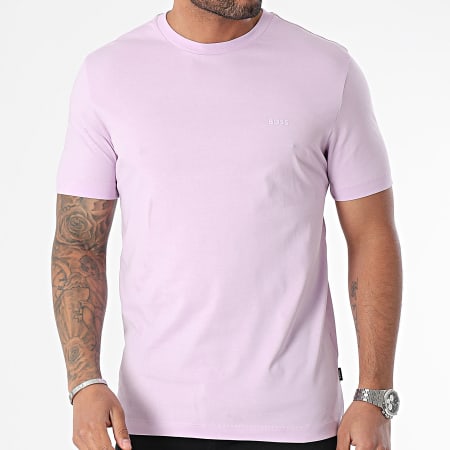 BOSS - Tee Shirt Thompson 50468347 Violet - LaBoutiqueOfficielle.com