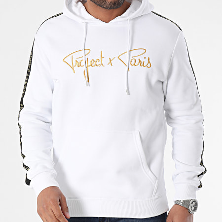 Project X Paris - Sweat Capuche 2422049 Blanc - LaBoutiqueOfficielle.com