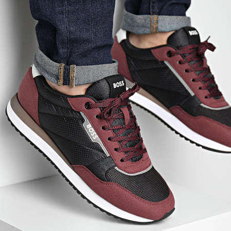 BOSS - Baskets Kai Runner 50503715 Open Red - LaBoutiqueOfficielle.com