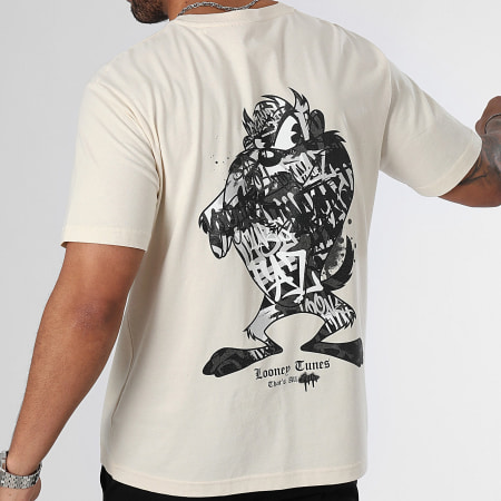 Looney Tunes - Tee Shirt Oversize Large Taz Graffiti Black And White ...