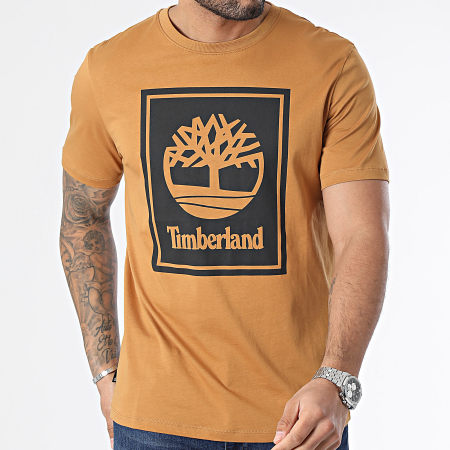 Timberland - Lot De 2 Tee Shirts A5WQQ Noir Camel ...