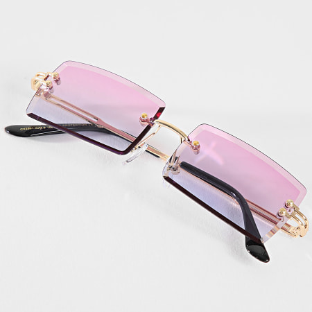 lunette rectangle violet