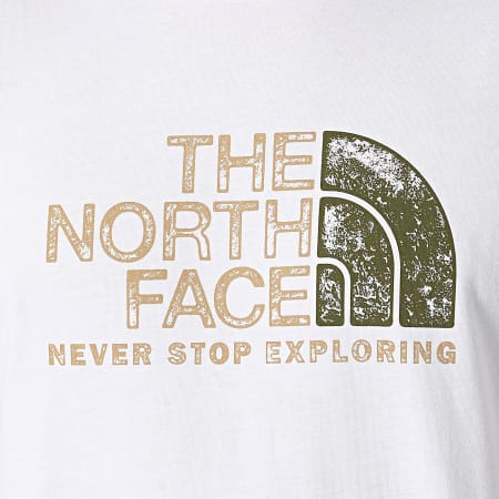 The North Face - Tee Shirt Rust 2 A87NW Blanc - LaBoutiqueOfficielle.com