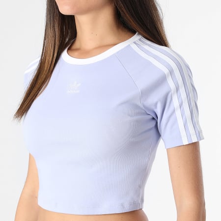 Adidas Originals - Crop Top A Bandes Femme IP0658 Lila ...
