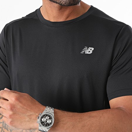 New Balance - Tee Shirt MT11205 Noir - LaBoutiqueOfficielle.com