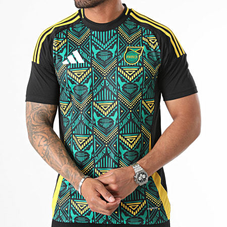 Adidas Sportswear - Tee Shirt A Bandes JFF IT8534 Vert Noir ...