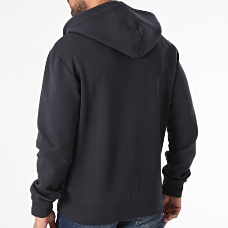 BOSS - Sweat Zippé Capuche Saggy 50506161 Bleu Marine ...