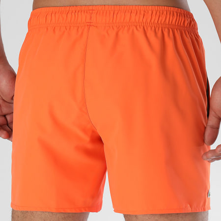 Short De Bain Logo Brode Crocodile Orange