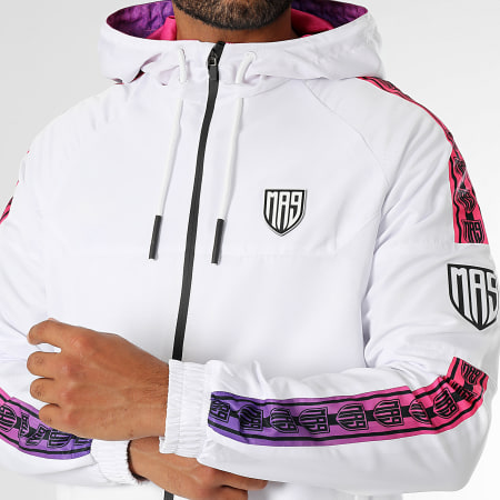 MA9 Mafia Nueve - Ensemble De Survetement Diamant Gradiente Tape Electric Night White ...