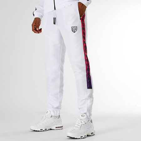 MA9 Mafia Nueve - Ensemble De Survetement Diamant Gradiente Tape Electric Night White ...