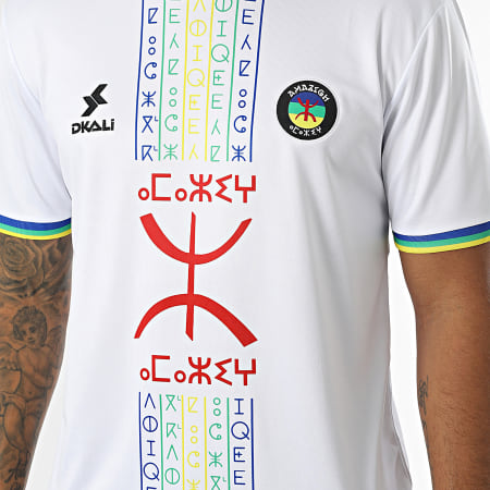 DKALI - Maillot De Foot New Amazigh Blanc - LaBoutiqueOfficielle.com