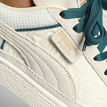 Puma - Baskets Suede Palm Tree Crew 398799 Alpine Snow Warm White ...