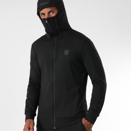 MA9 Mafia Nueve - Sweat Zippée Capuche Essential Black Reflective ...