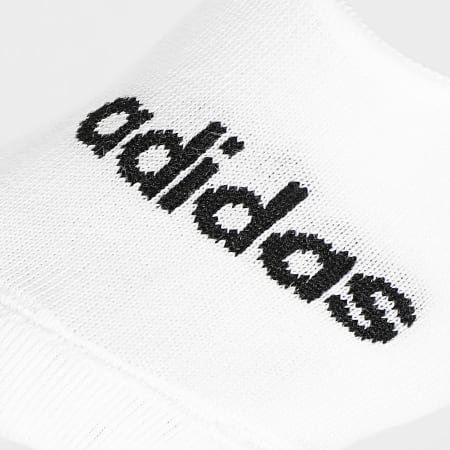 Adidas Sportswear - Lot De 2 Paires De Chaussettes Linear HT3448 Blanc ...